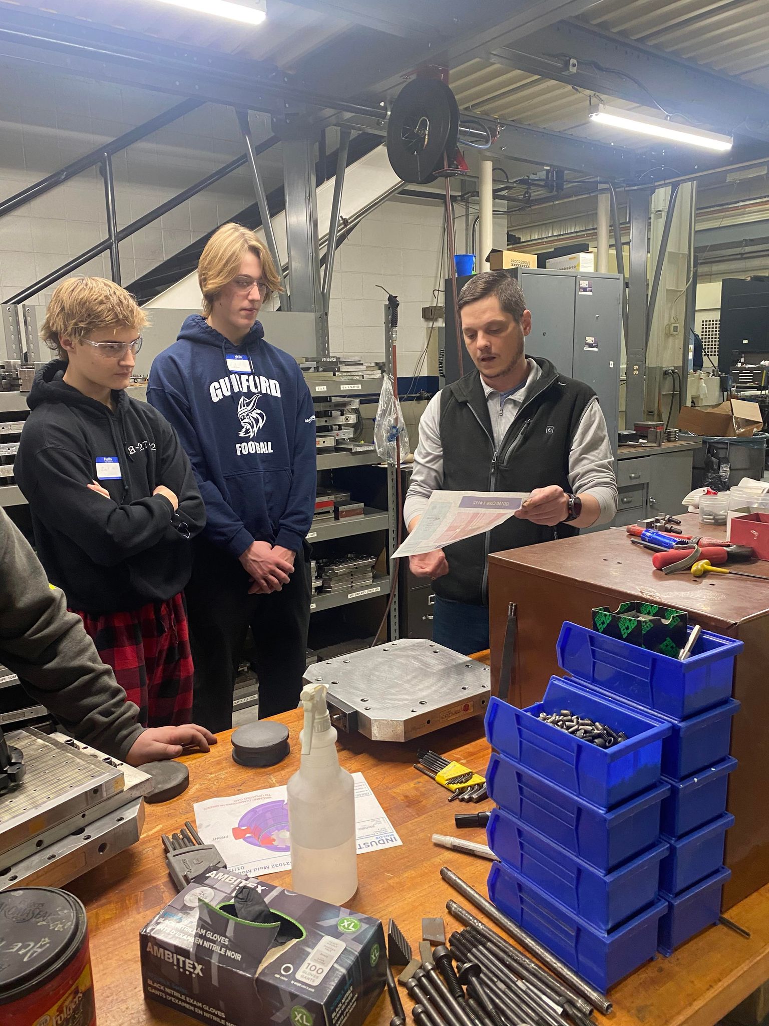 High School Students Visit Industrial Molds - Pyramid Molding Group